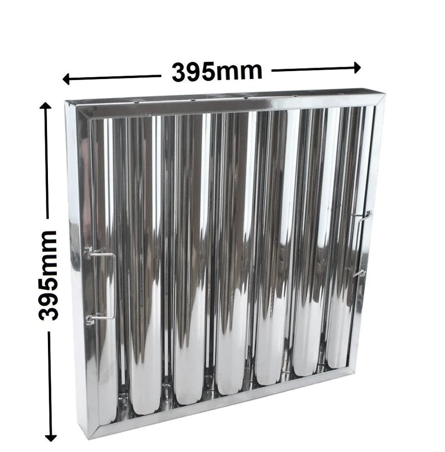 Canopy Baffle Grease Filter - 395 x 395 x 48mm (16" x 16" x 2 ...